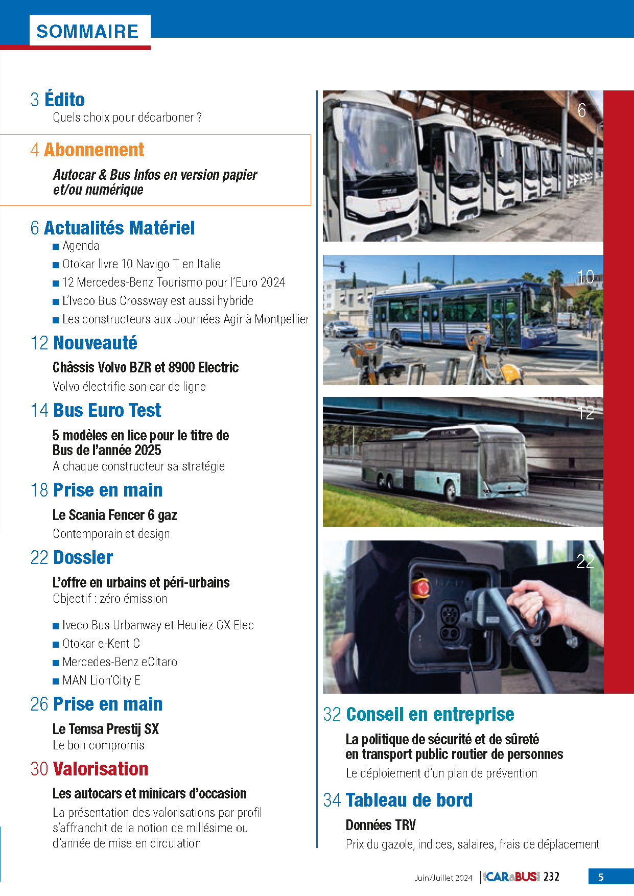 Le magazine des autocaristes et du transport urbain